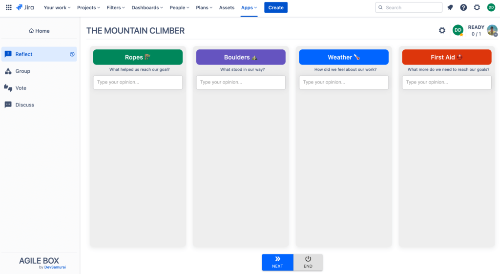Mountain Climber Retrospective template - ProductGo - Agile User Story ...
