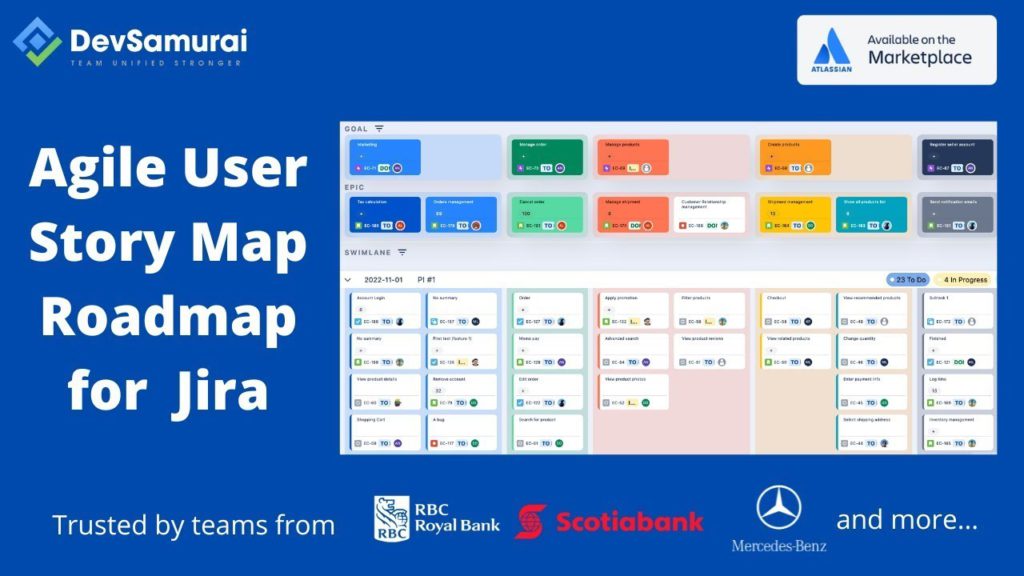 Agile User Story Map And Roadmap For Jira Devsamurai